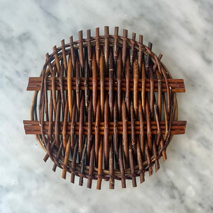 Willowvale Woven Round Tray